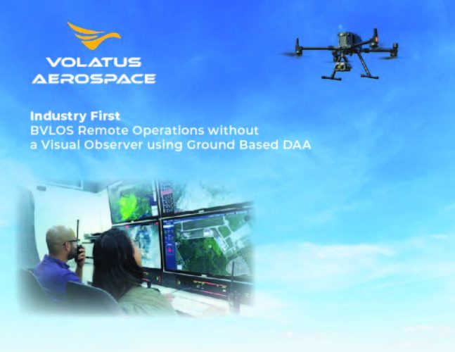 Transport Canada approves Volatus BVLOS operations using ground-based ...