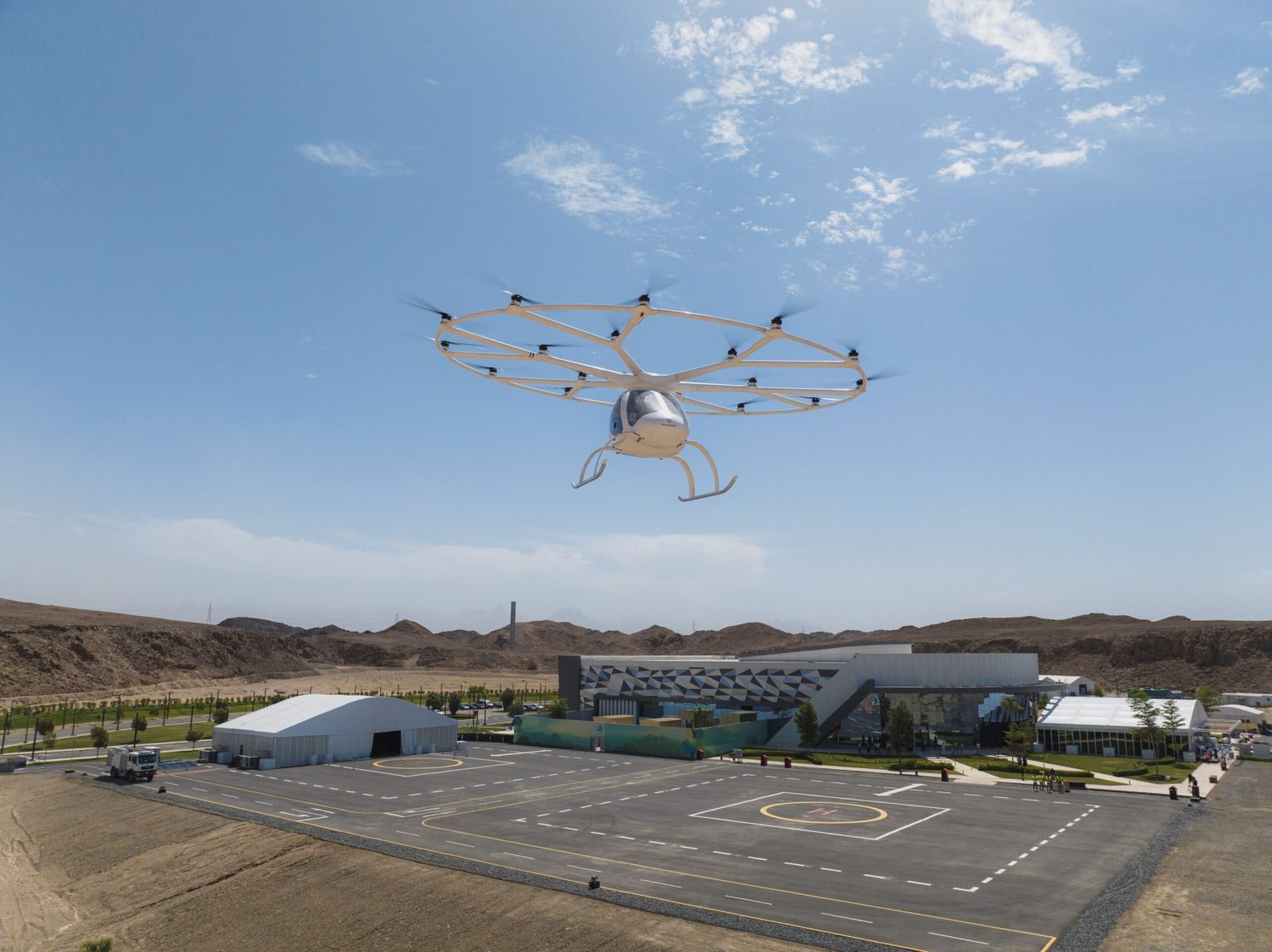 Volocopter announces completion of first NEOM test flights - Unmanned ...