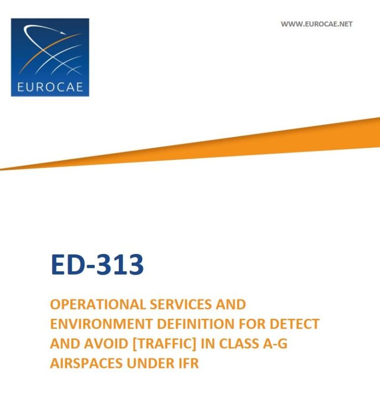 Eurocae publishes ED-313 detect and avoid requirements for Unmanned Aircraft Systems – Unmanned ...