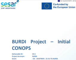 SESAR BURDI consortium publishes initial U-space Conops U-space design ...