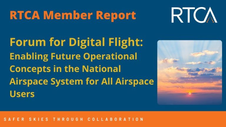 RTCA explores the concept of digital flight in white paper ‘enabling ...