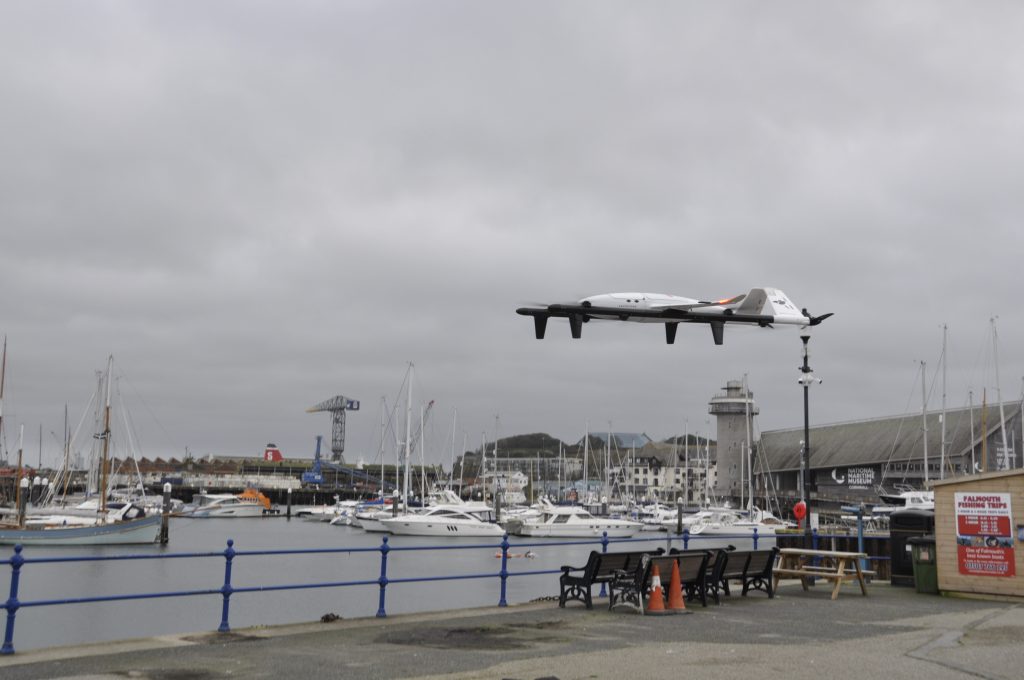 UK’s Falmouth harbour starts ship-to-shore drone flight trials ...